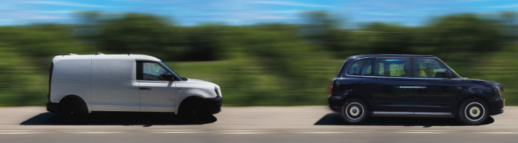 Bi-fuel evolution: LEVC's VN5 van and TX taxi run on alternative fuels ...